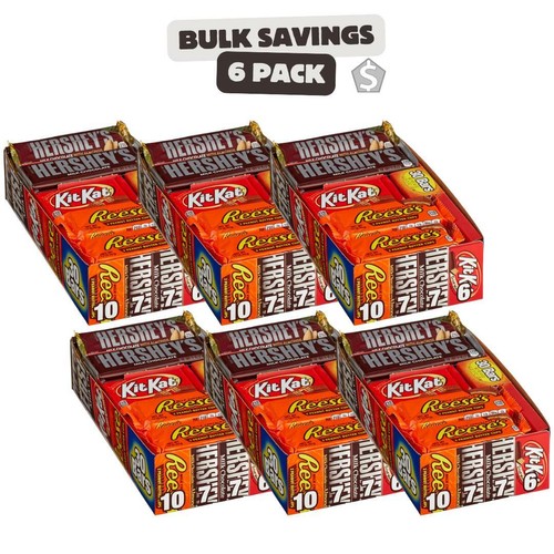HERSHEY'S Chocolate Full Size Candy Bar Variety Pack - 30 bars/box, 180 ...