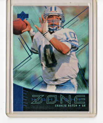 CHARLIE BATCH 1999 Upper Deck HIGHLIGHT ZONE #Z4 Eastern Michigan ...