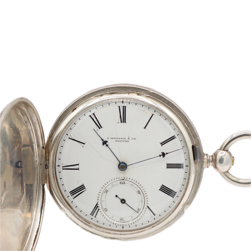 Antique 18S Howard 15 Jewel Key Wind Hunter Pocket Watch Series 2 ...