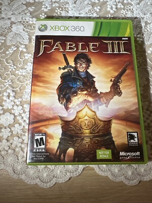 FABLE III XBOX 360 2010 Acton and Adventure Game NEARLY NEW! Fast ...