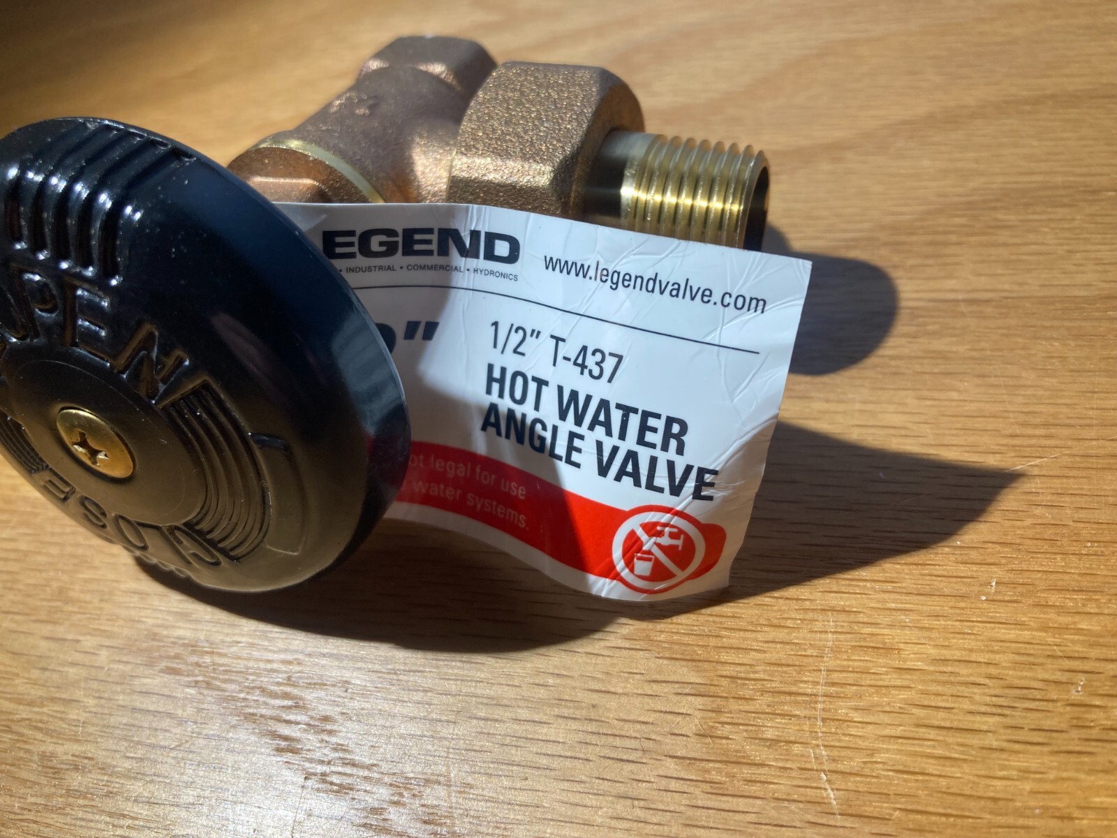 legend 1/2" t-437 hot water angle valve | eBay