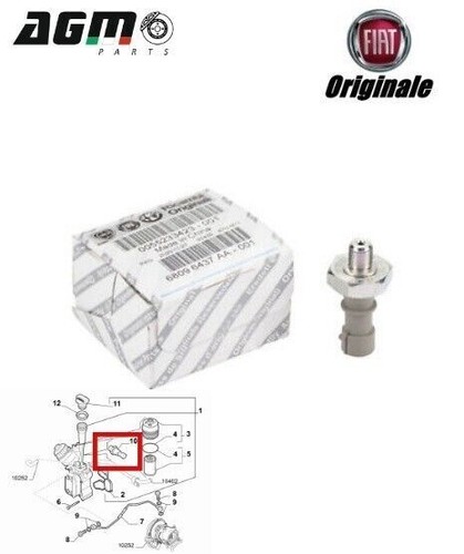 Interrupteur A Pression Huile Original Fiat 500L 500X Renegade Type ...