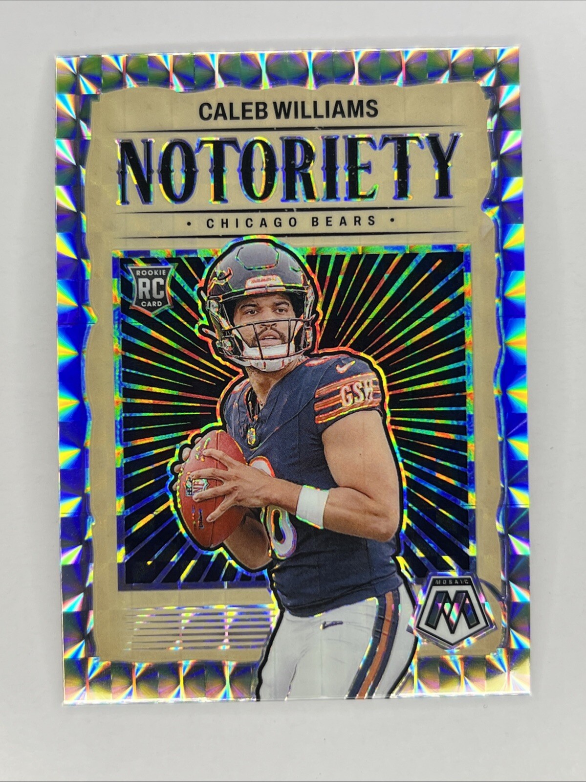 Caleb Williams 2024 Panini Mosaic - Notoriety Mosaic Prizm #18 (RC) | eBay