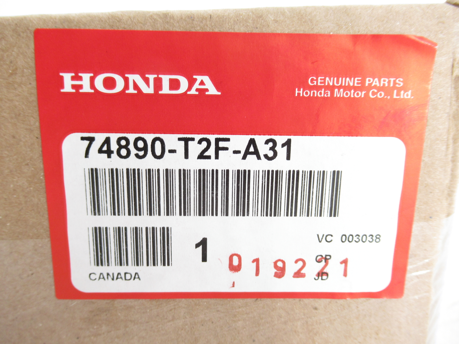 Genuine OEM Honda 74890-T2F-A31 Trunk Lid Finish Molding 2013-2015 ...