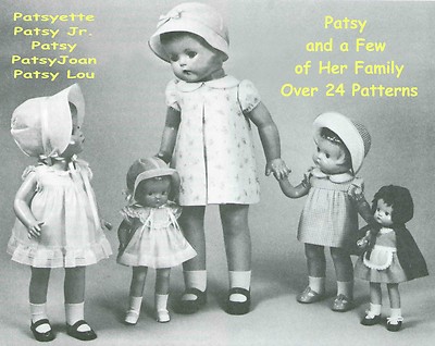 For Patsy & Family Dolls - Over 24 Patterns Booklet | eBay