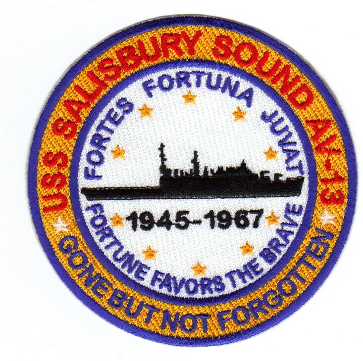 US NAVY SHIP PATCH, USS SALISBURY SOUND AV-13 Y | eBay