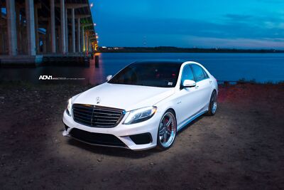 Cars adv1 wheels mercedes s63 amg sedan Desk Mat Stitched | eBay