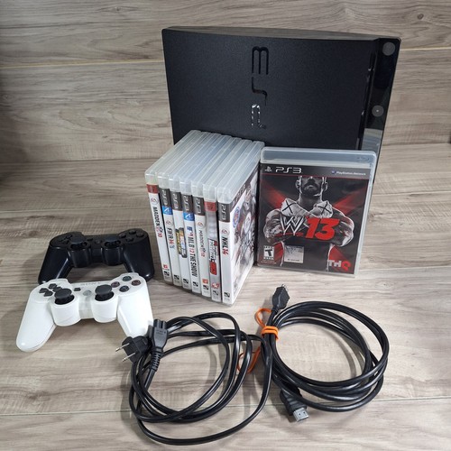 Sony PlayStation 3 Slim Home Console 160 GB PS3 Black (CECH-2501A) HDMI ...