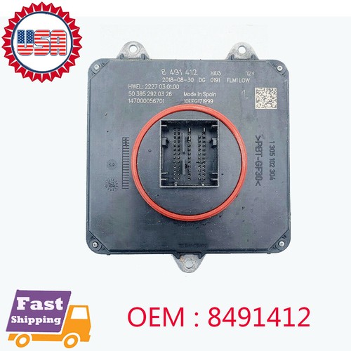 8491412 For 2017-2019 BMW 5 6 7 X3 G30 F90 G31 G32 LED Headlight ...