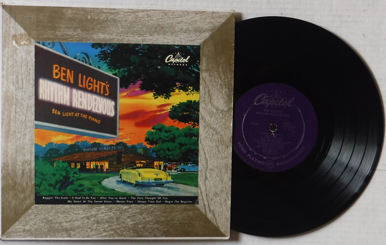 BEN LIGHT’S RHYTHM RENDEZVOUS – CAPITOL H-361 – 10 INCH 33 RPM VINYL LP ALBUM | eBay