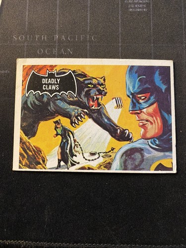 1966 Batman Black Bat Card # 34/55 - Deadly Claws -Free Shipping! | eBay