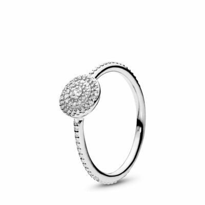NEW Genuine Pandora Ring 190986CZ Radiant Elegance Ring Sterling Silver ...