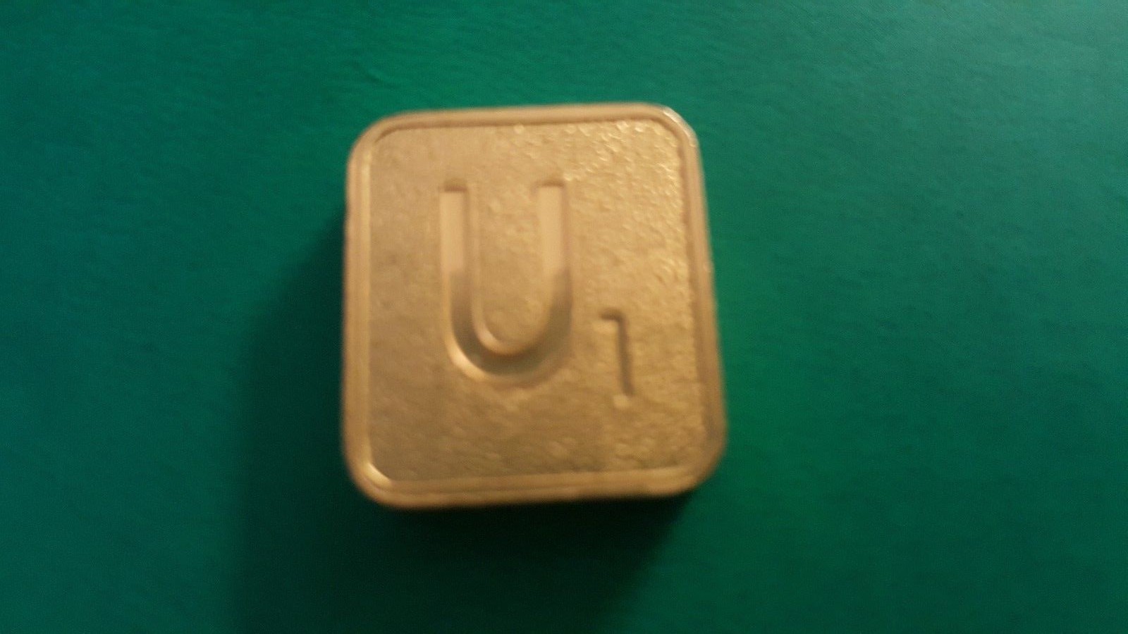 FRANKLIN MINT GOLD PLATED SCRABBLE TILE LETTERS | eBay