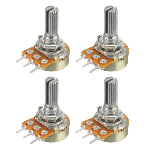 WH148 5K Ohm Variable Resistors Carbon Film Taper Potentiometer 5pcs ...