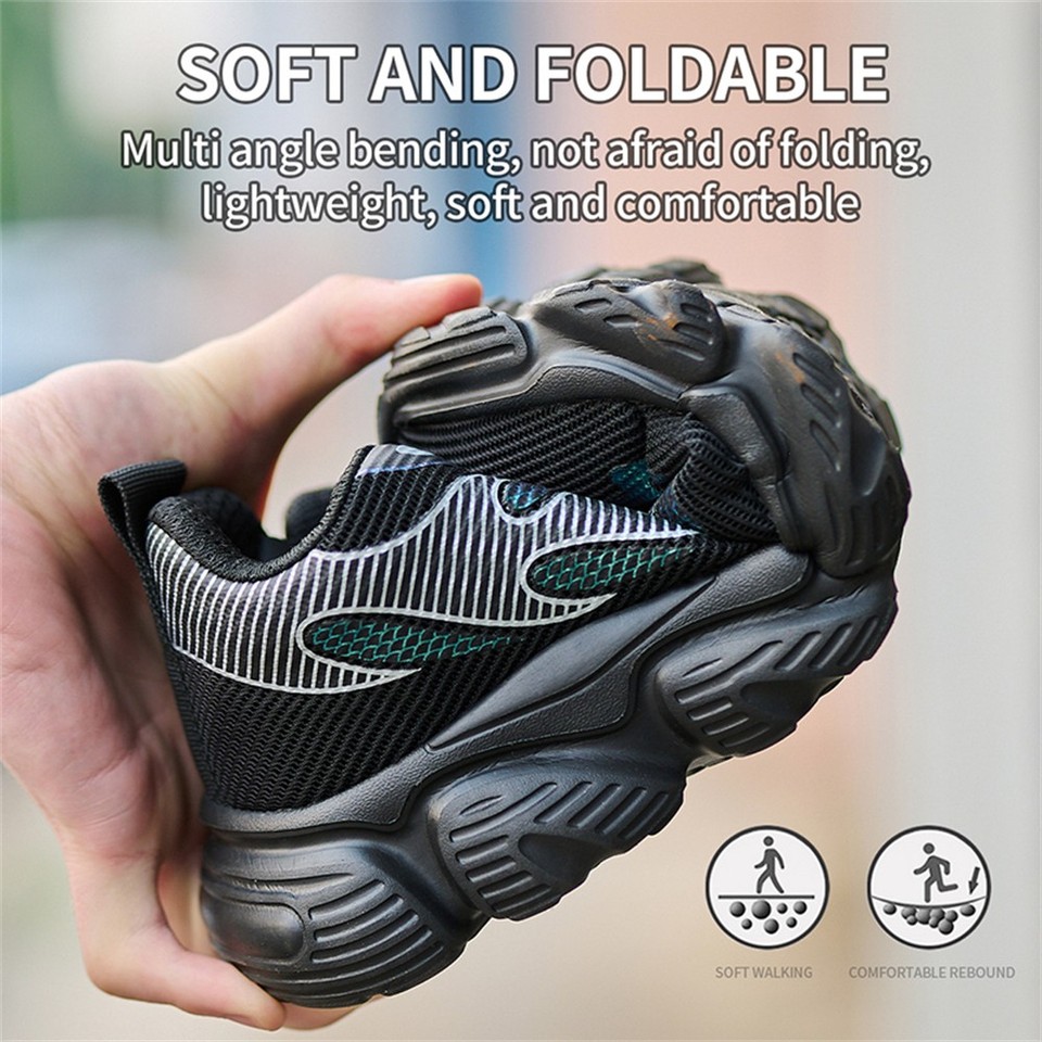 Mens Steel Toe Shoes Composite Toe Safety Sneakers Comfortable Work ...