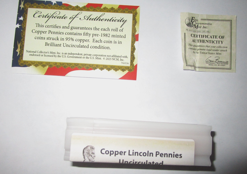 1 - ROLL PRE-1982 UNCIRCULATED COPPER LINCOLN PENNIES | eBay
