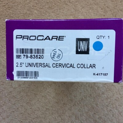 Procare Cervical Collar 2.5" Universal Fit In Box K-417157, 79-83520 | eBay