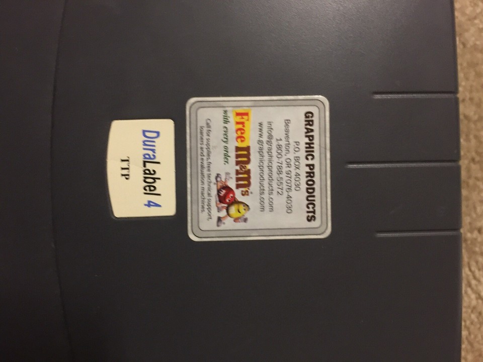 Graphic Products Dura Label 4 TTP Thermal Transfer Printer | eBay