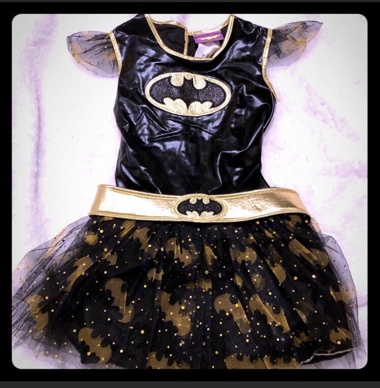 DC Comics Batgirl Halloween Costume Kids Girl Sz Medi… - Gem