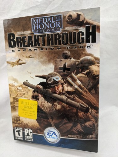 Medal Of Honor Allied Assault Breakthrough Expansion Pack PC Game | eBay