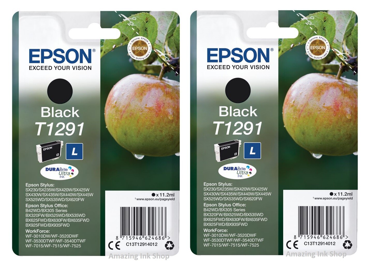 Genuin Epson Apple Ink Cartridges, Stylus BX320FW, BX525WD BX535WD ...