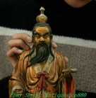 Bronze Gilt Painting Myth Founder Taoism Tai Shang Lao Jun Immortal God ...
