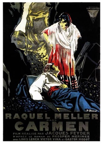 Carmen Poster Poster Art 1926 Old Movie Photo | eBay