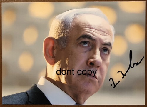 Benjamin Netanyahu, signed photo, April 2025 Washington, 2500$, see ...