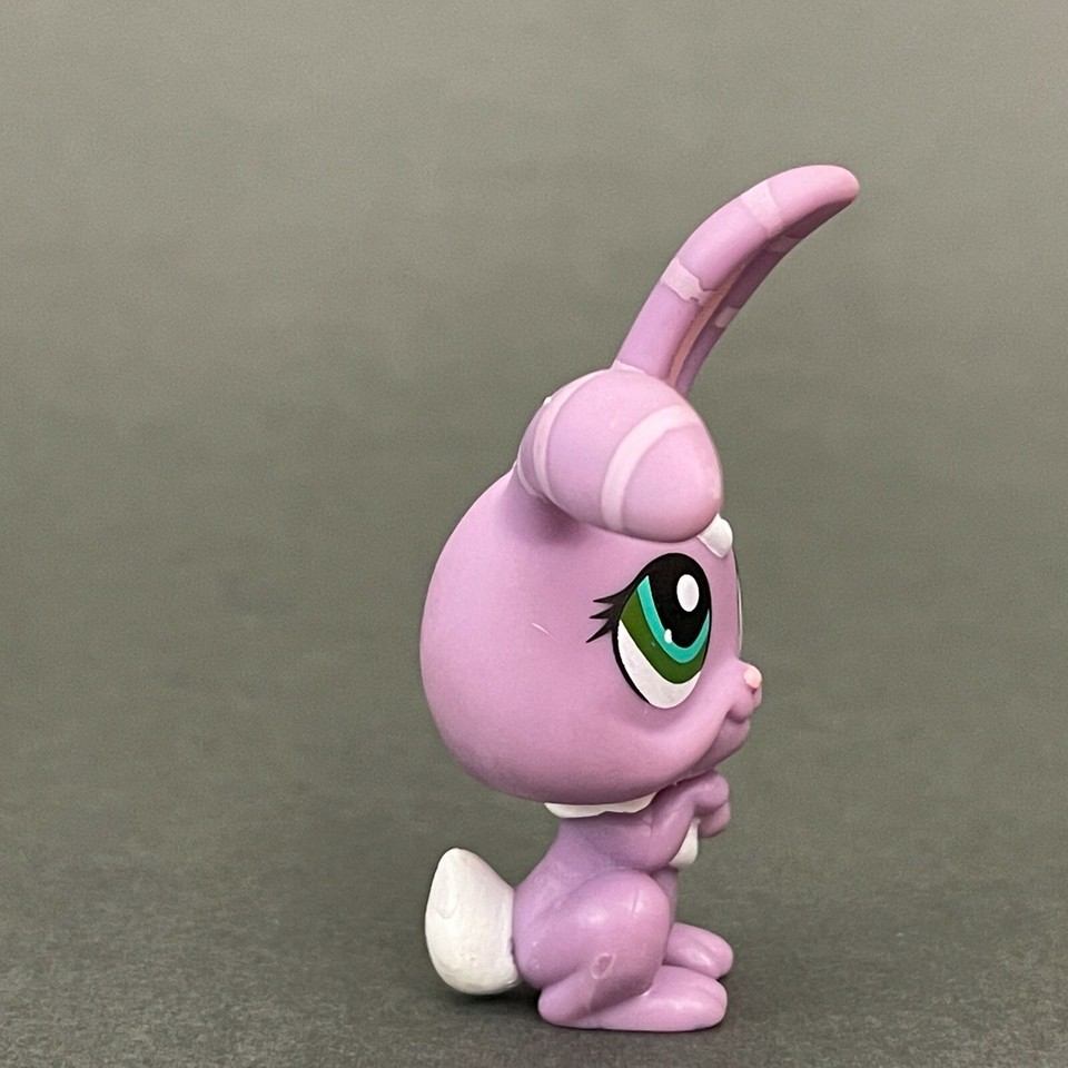 LPS Littlest Pet Shop Hasbro Figure Bunny Rabbit 2007 Purple | eBay UK