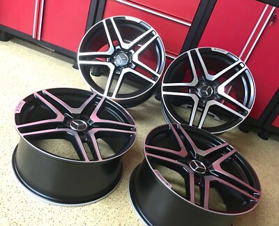 MERCEDES 20 INCH ML65 RIMS WHEELS SET4 NEW 20/8.5 ML550 ML350 GL450 ...