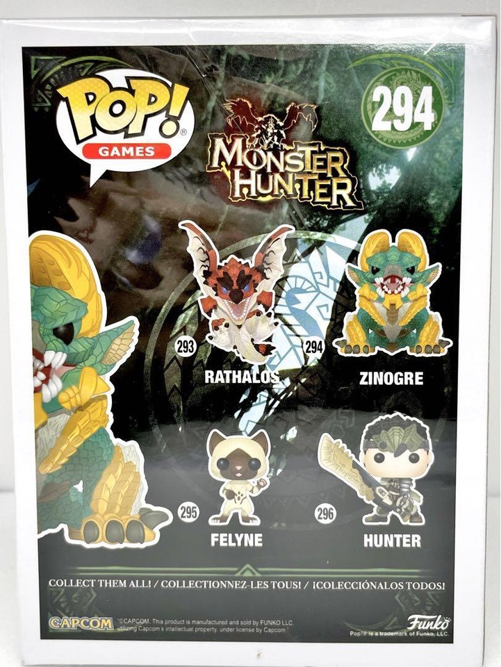 Monster Hunter Figure Zinogre Pop Games | eBay