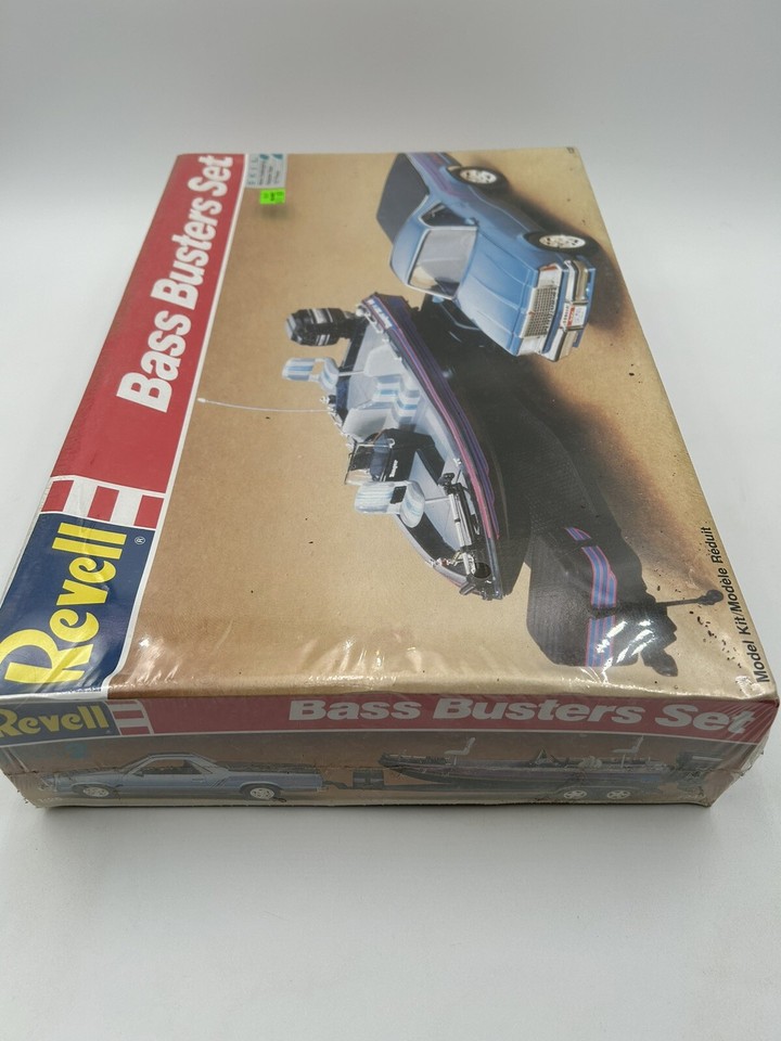 Vintage Revell Bass Busters Set 1/25 Scale Plastic Model Kit #7243 NEW ...