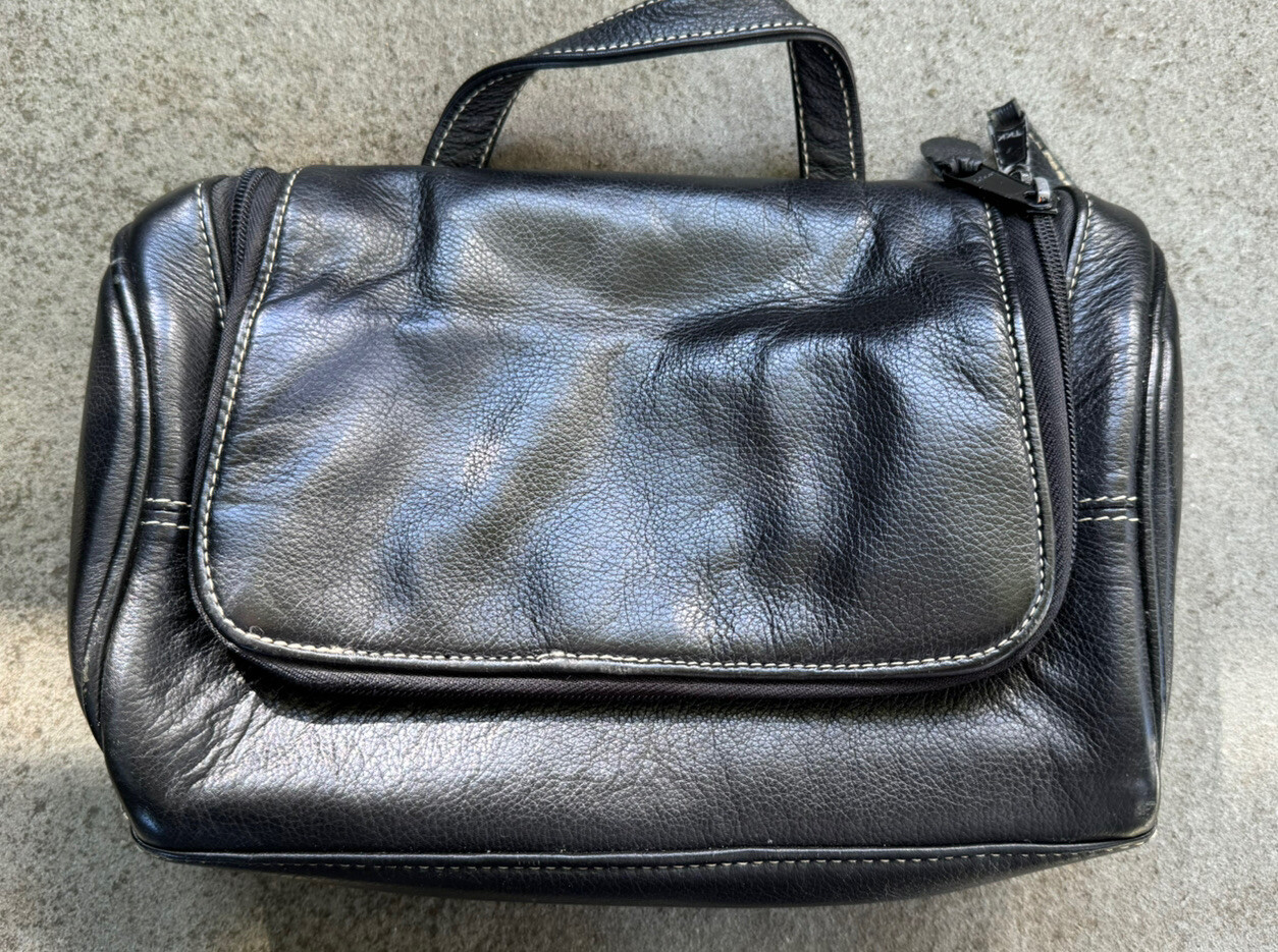 Hans Kneibes Fine Leather Shaving Dopp Kit German Cra… - Gem