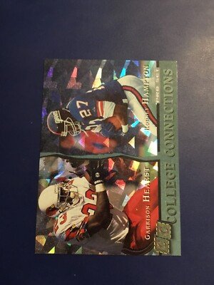 1993 Pro Set # CC5 RODNEY HAMPTON & GARRISON HEARST College Connections ...