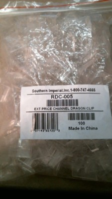 Southern Imperial RDC-005 Ext. Price Channel Dragon Clip, FREE SHIPPING ...