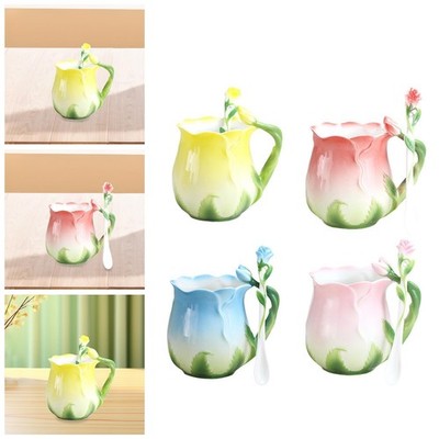 Mug tazza di fiori pomeridiana tazza di tè tazza da bere tazza per il ...