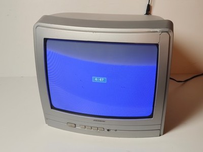 Digihome 14437 14" CRT Colour TV Retro Gaming SCART Spares Repair 2005 ...