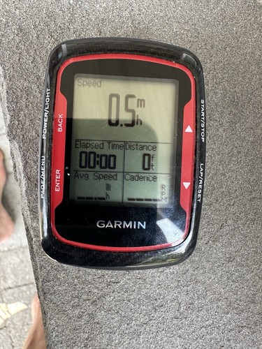 Garmin Bike Computer GPS Speed Distance Tracker Edge 500 | eBay