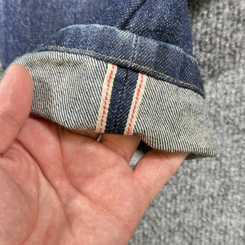 A.P.C. Rescue Jeans Mens 31x31 Blue Selvedge Denim Button Fly APC Fade ...