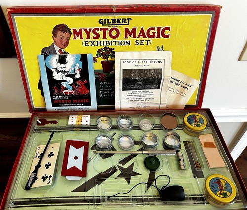 GILBERT MYSTO MAGIC EXHIBITION SET Vintage 1950 NO. 1 Magician | eBay