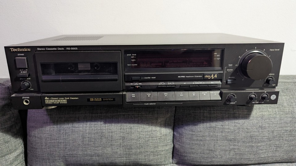 !!!Rare!!! WORKING Technics Cassette Deck RS-B905 | eBay UK