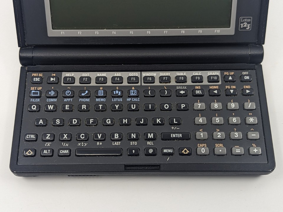 Hewlett-Packard HP 95LX Pocket Computer | Lotus 1-2-3 | Vintage | Works ...