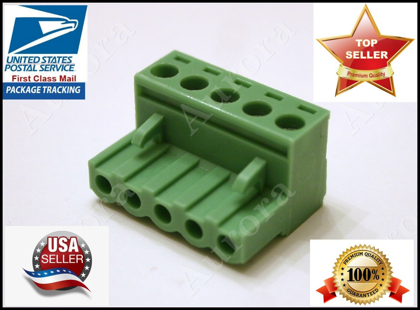 5 Pin - 5.08mm / Pluggable Terminal Block - Phoenix Plug - Audio ...