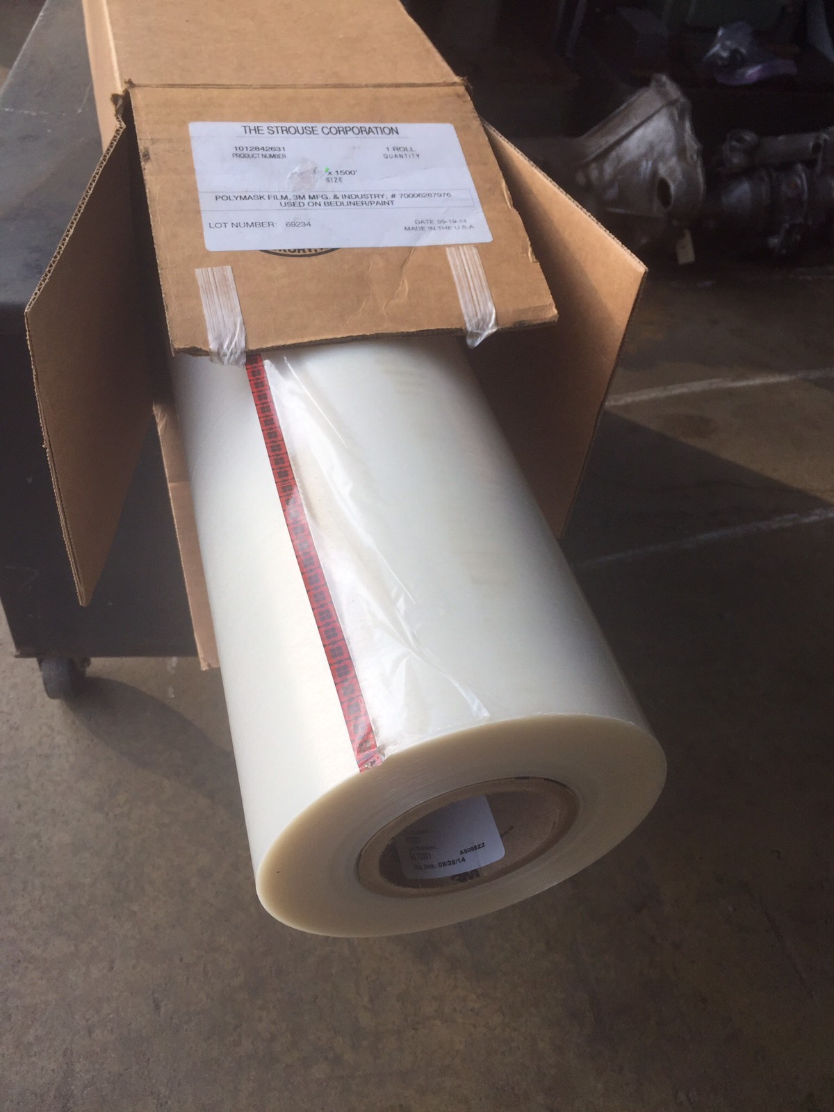 Polymask Protection Film 2A10C 48" X 1500' 2 mil Roll | eBay