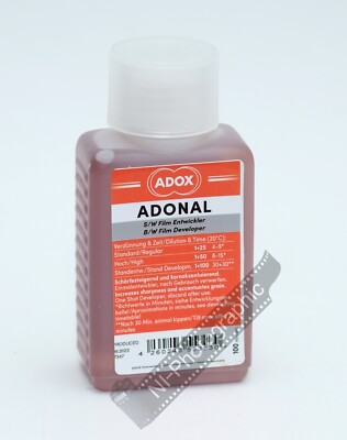 ADOX Adonal Agfa Rodinal 100ml Black & White Liquid Film Developer Free ...