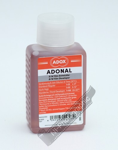 ADOX Adonal Agfa Rodinal 100ml Black & White Liquid Film Developer Free ...