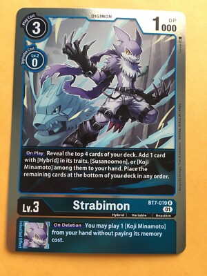 Strabimon BT7-019 R Digimon CCG | Next Adventure Near Mint English | eBay