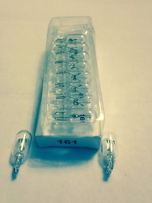 LIONEL 161 bulb 14 VOLT WEDGE BASE BULB, (10) Professionally packaged ...
