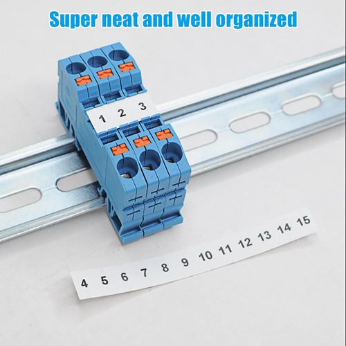 20 Pieces Aluminum DIN Rails Slotted for Hardware Components Mounting ...