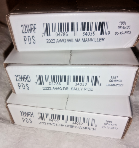 Woman quarter roll PDS WILMA MANKILLER(open box)-SALLY RIDE-OTERO NINA ...